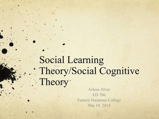 Albert bandura and social learning theory | PPT