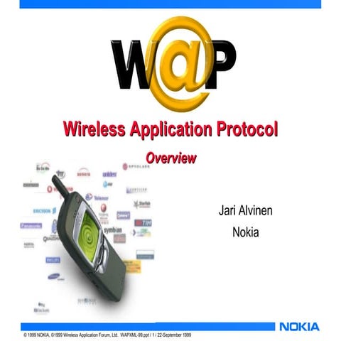 Wireless Application Protocol WAP by Alvinen | PPT