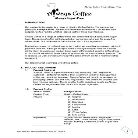 Always Coffee | DOCX