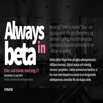Always In Beta | PPT