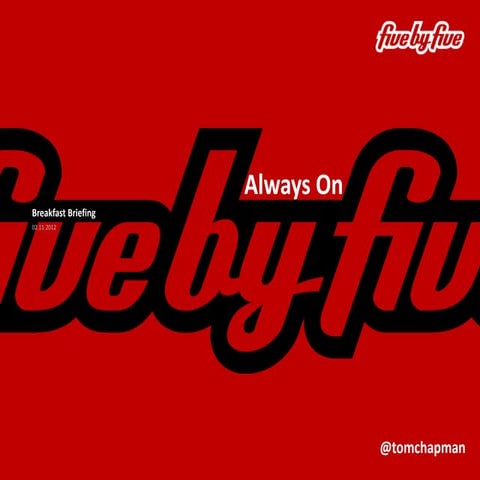 Understanding Always On Content Marketing | PPT