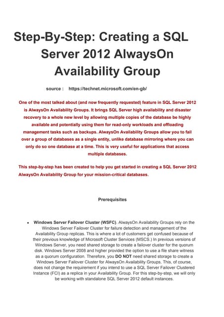 Sql server agent alerts | PDF | Databases | Computer Software and Applications