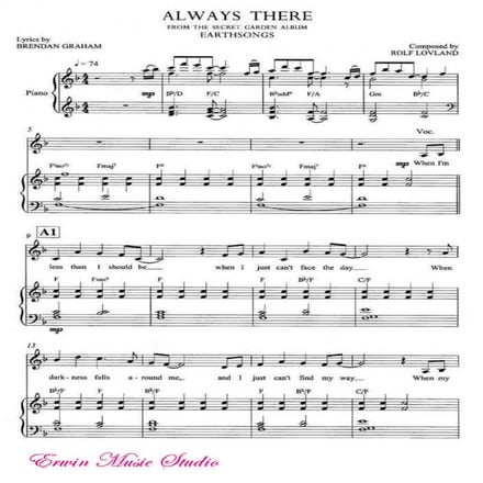 Always there piano+violin | PDF