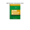 ALWD Citation Manual: A Professional System of Citation