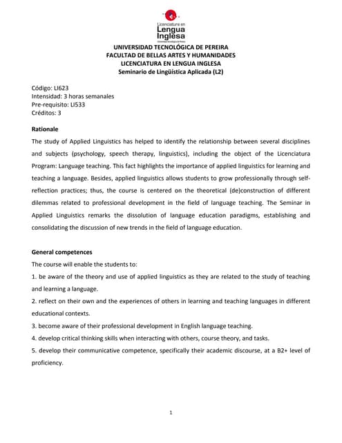 Purposive-Communication Subject in 1st year | PDF