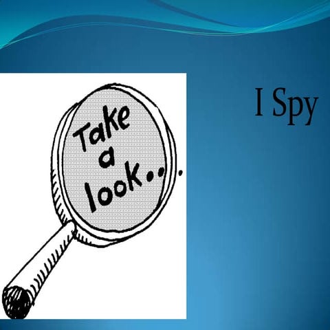 i spy | PPTX | Cameras and Camcorders | Consumer Electronics