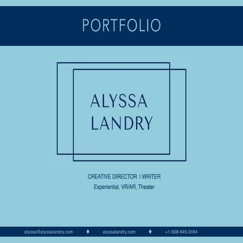 Alyssa Landry portfolio 2021 | PPT | Free Download