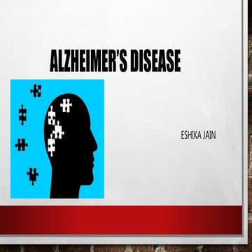 Alzheimer's disease | PPTX