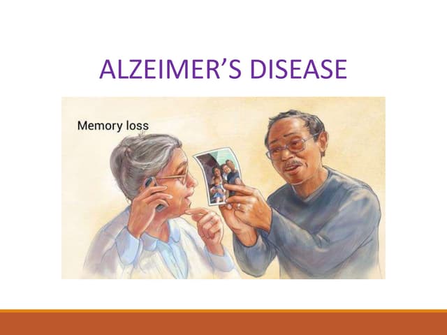 Alzheimer's disease | PPTX