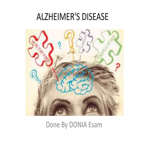 Alzheimer's disease | PPTX