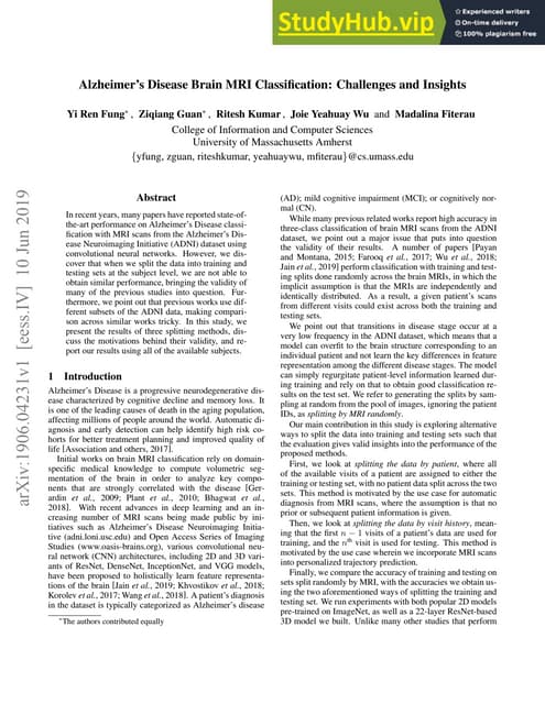 An effective feature selection using improved marine predators algorithm for Alzheimer’s disease ...