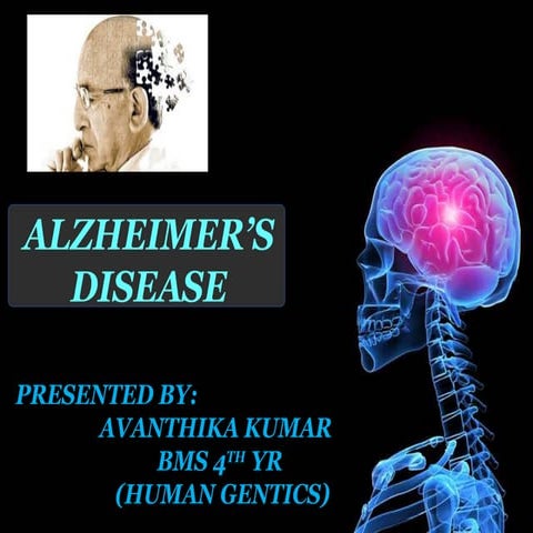Alzheimer's disease | PPT | Brain and Nervous System Disorders ...