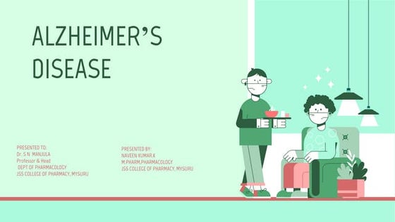 RECENT ADVANCES IN ALZHEIMER'S DISEASE | PPTX | Brain and Nervous ...