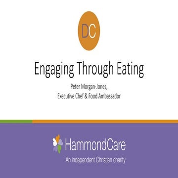 Hammond Care's Innovative Approach to Food, Drink and Menu Creation | PDF