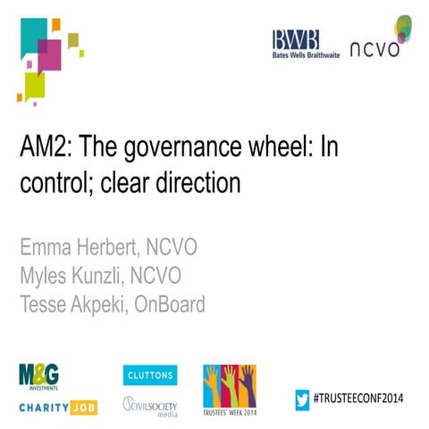 The Governance Wheel: In control; clear direction | PPTX