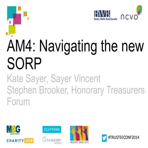 Navigating the new Statement of Recommended Practice (SORP) | PPTX