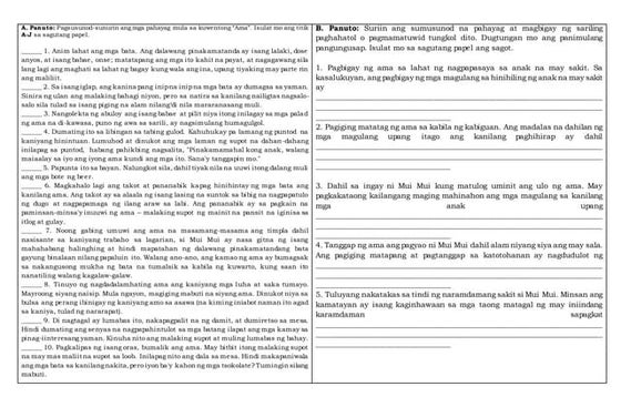 Filipino 6 dlp 8 pagbibigay ng maaaring kalabasan | PDF