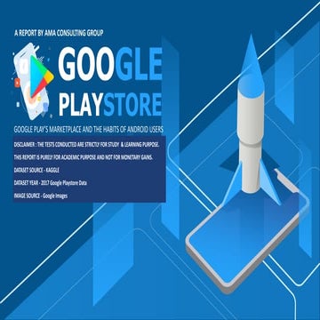 Google playstore, Android market study 2017 | PDF