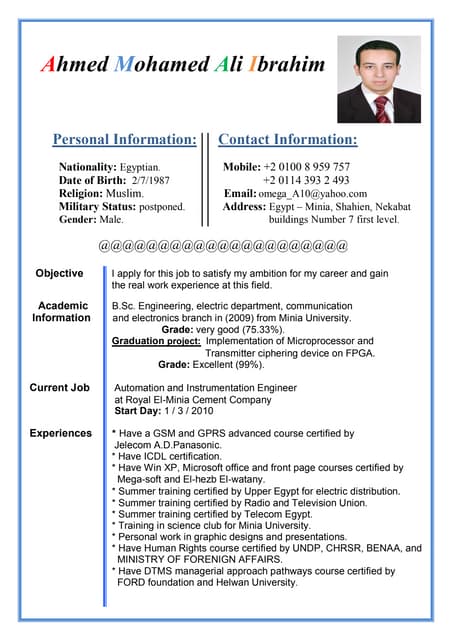 My cv | PDF