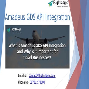Amadeus GDS API Integration.pptx | Free Download