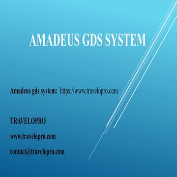 Amadeus GDS | PPTX
