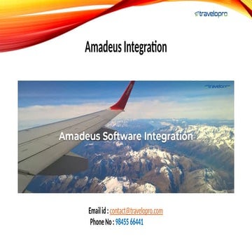 Amadeus Integration | Amadeus API Integration.pptx