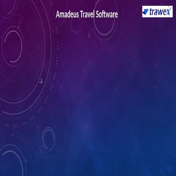 Amadeus Travel Software, Travel Software Company | PPT