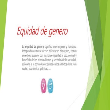 Igualdad de-genero | PPTX