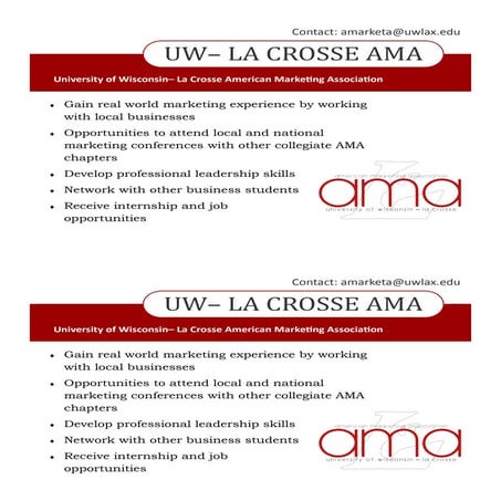 AMA Recruitment Flyer | PDF