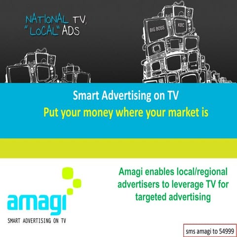 Amagi presentation smart advertising on tv | PPT