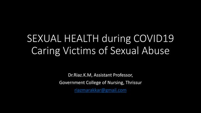 Sexual Health Ppt