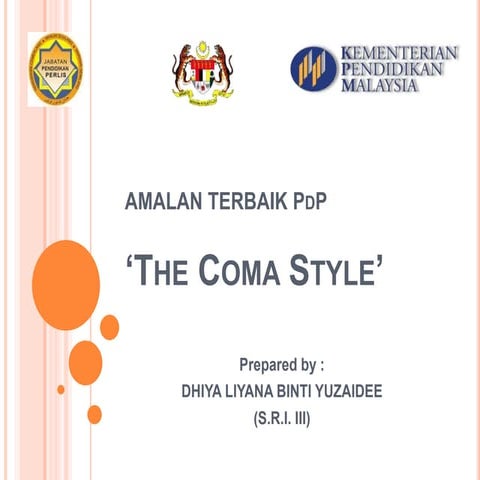 The Comma Style | PPT