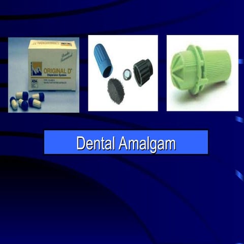 Dental Amalgam - History, Composition, Types, Applications | PPT