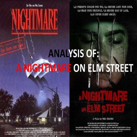 Analysis of 'nightmare in elm street' | PPTX