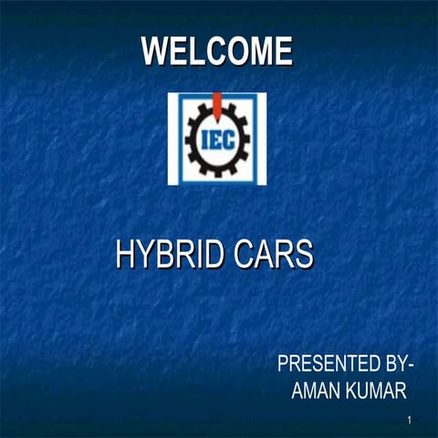 HYBRID CARS | PPT