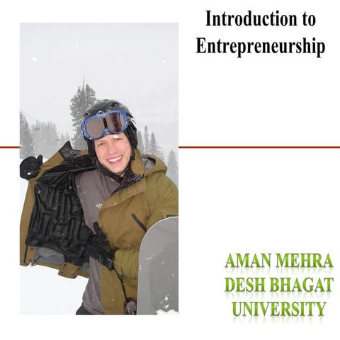 ENTREPRENEURSHIP DEVELOPMENT PROGRAMME | PPT