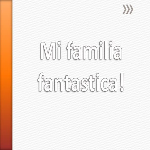 Presento a mi familia | PPT