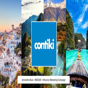Contiki - Influence Campaign | PDF