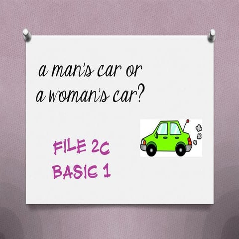 A man’s car 2 c | PDF