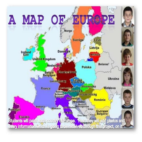 A map of europe | PPTX