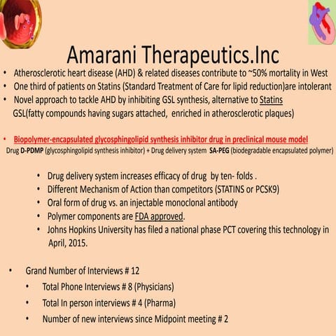 Amarani therapeutics.inc 12 03_2015. | PPTX