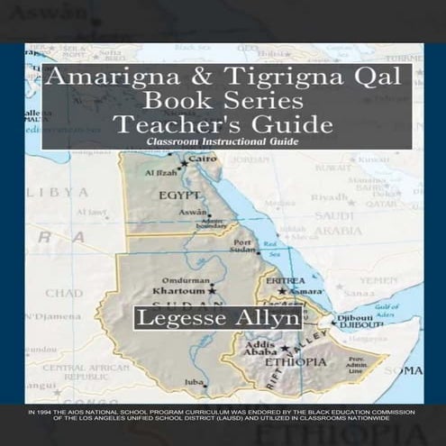Amarigna & Tigrigna Qal Book Series Teachers Guide | PDF