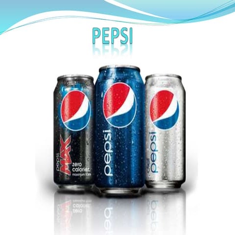 A marketing strategy presentation on Pepsi product | PPTX
