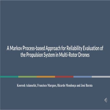A markov process based approach for reliability evaluation of the propulsion system in multi ...