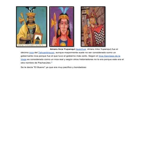 Amaru inca yupanqui | DOCX