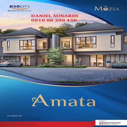 Hunian Mewah Amata The Mozia BSD City | PDF
