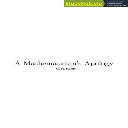 A Mathematician s Apology.pdf