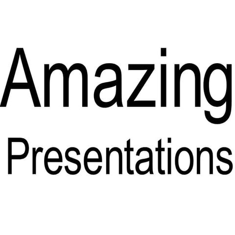 Amazing Presentation Guidelines | PPT