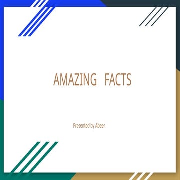 AMAZING FACTS for children elementary.pptx
