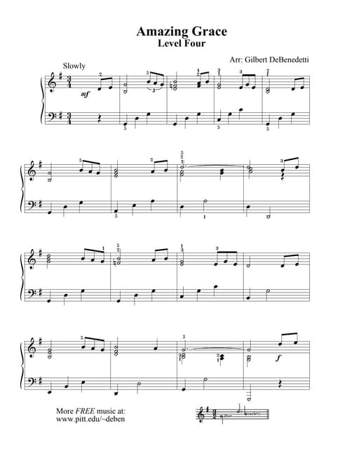 Amazing Grace | PPT | Religious (Music and Audio) | Music